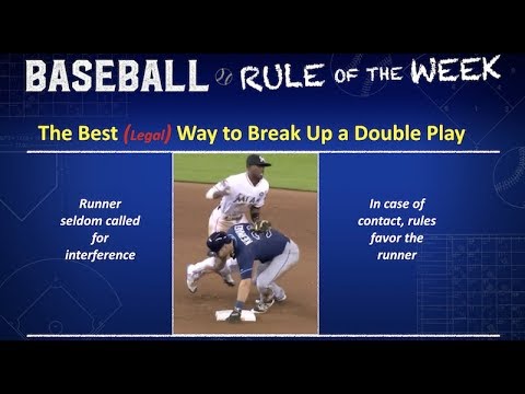Best (Legal) Way to Break Up Double Play - Baseball Rules Academy