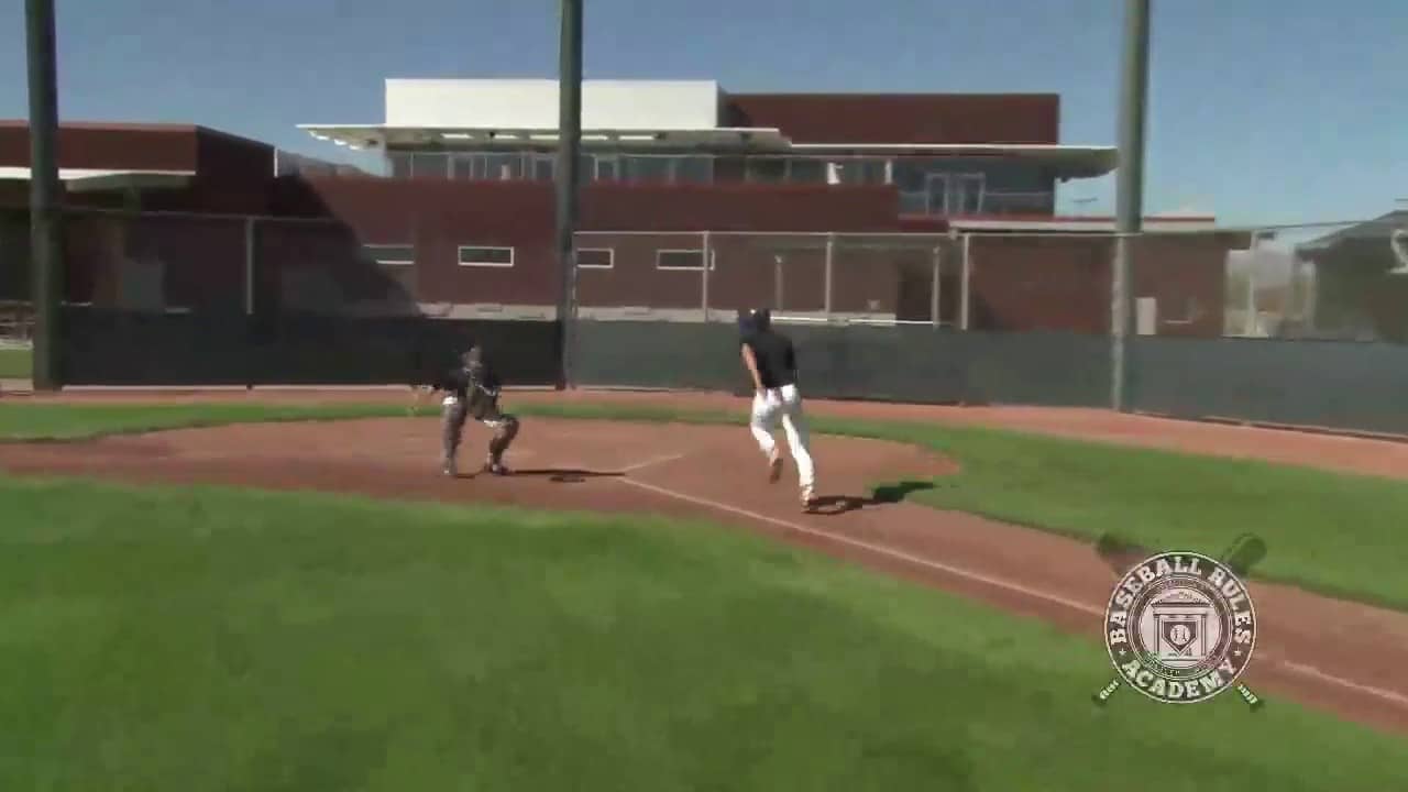 Proper Continuous Appeal At Home Plate Nabs Runner Who Missed Plate Proper Continuous Appeal At Home Plate Nabs Runner Who Missed Plate