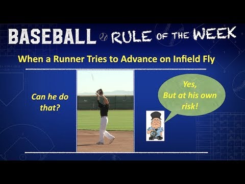 Runner Advances on Infield Fly - Baseball Rules Academy