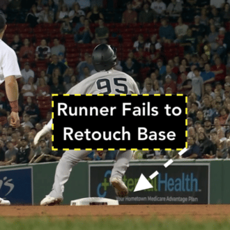 RUNNER MISSES HOME PLATE - Baseball Rules Academy