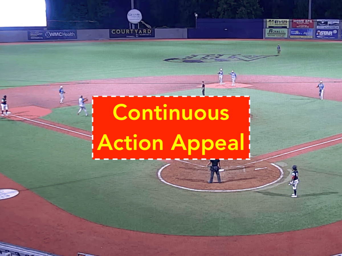 Test Your Baseball Knowledge: Continuous Action Appeal - Baseball Rules ...