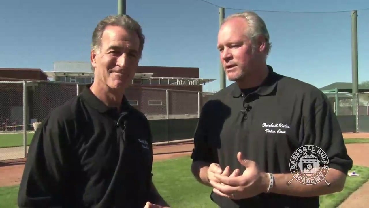 Ted Barrett and Chris Welsh Discuss the Detached Equipment Rule ...