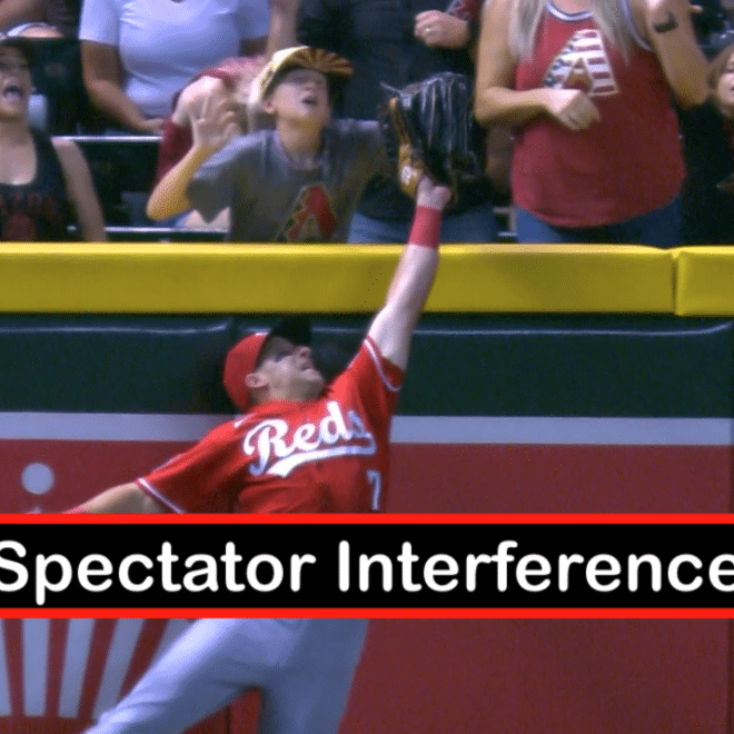 SPECTATOR INTERFERENCE - Baseball Rules Academy
