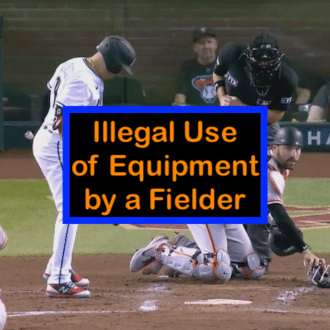 DETACHED EQUIPMENT TOUCHING PITCHED OR BATTED BALL - Baseball Rules Academy