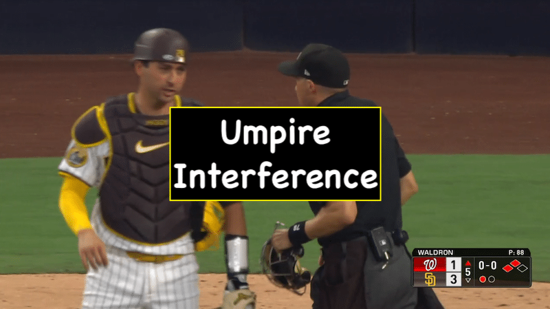 Plate Umpire Interference - Baseball Rules Academy