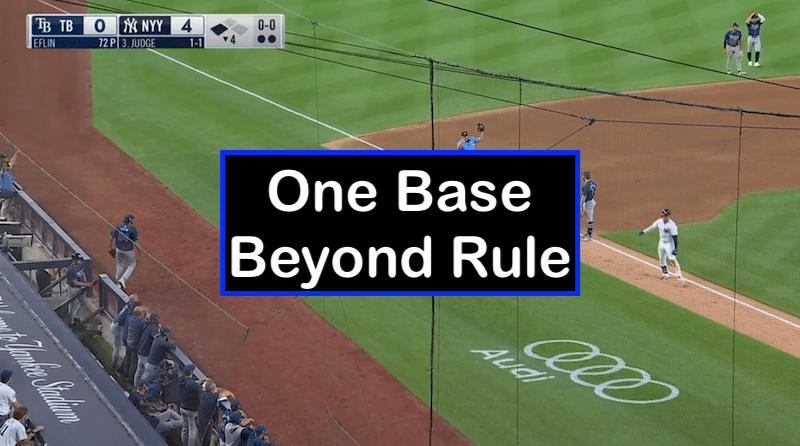 2024 One Base Beyond Rule - Baseball Rules Academy